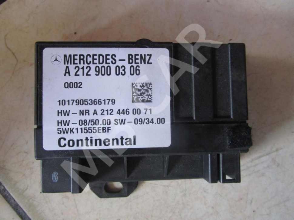A2129000306 Блок топливного насоса MERCEDES-BENZ E-класс W212/S212/C207 ...